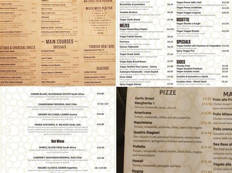 Pircio Bishops Stortford Hertfordshire Cm23 3uu Menu Reviews 252