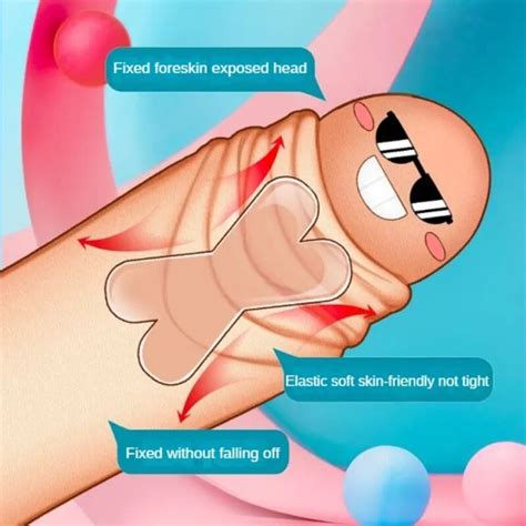48pcs Foreskin Correction Stickers Foreskin Repair Penis Ring Delay