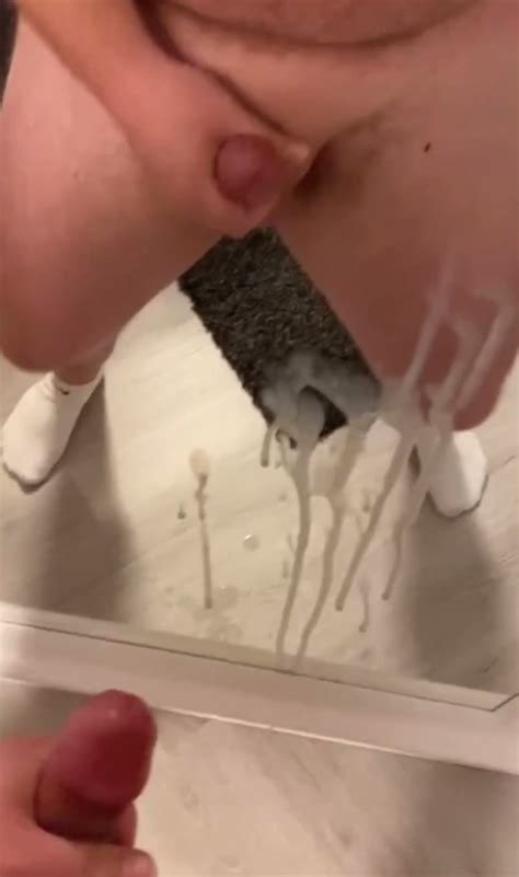 Straight Bosnian Daddy Shoots MASSIVE Load On Mirror ThisVid Com