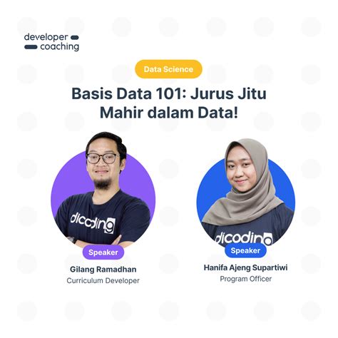 Devcoach 159 Data Science Basis Data 101 Jurus Jitu Mahir Dalam