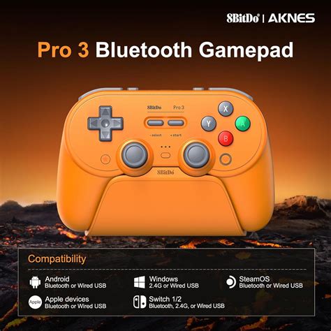 8bitdo Pro 3 8bitdo Releases New Wireless Controller With Eye Popping