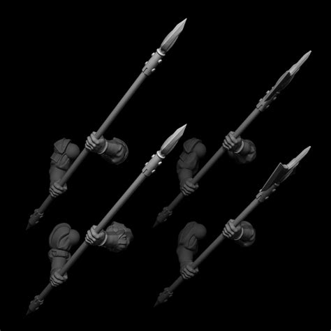 🎲 Spear And Halberd Upgrade For State Infantry Detachment・free 3d File For 3d Printing・cults