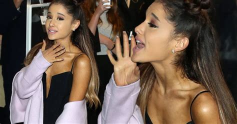 Ariana Grande Suffers Awkward Fake Tan Fail During Meet And Greet Mirror Online