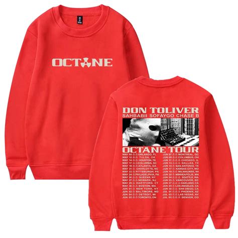 Don Toliver Octane Tour 2026 Merch Sweatshirt Women Men Casual Crewneck