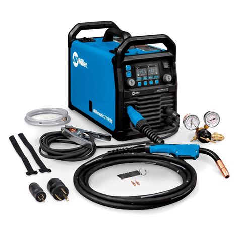Miller Millermatic® 211 Pro Mig Welder With Running Gear And Cylinder