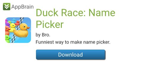 Duck Race: Name Picker for Android - Free App Download
