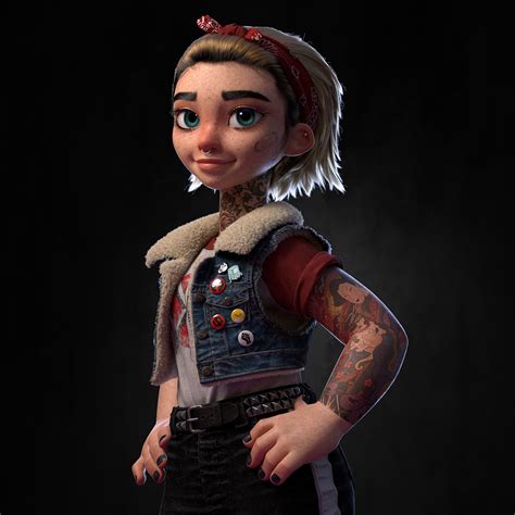 3d Character Ruby 2 Images Behance