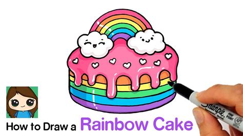 How To Draw A Cute Rainbow
