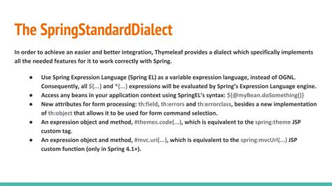 Introduction To Thymeleaf Pdf