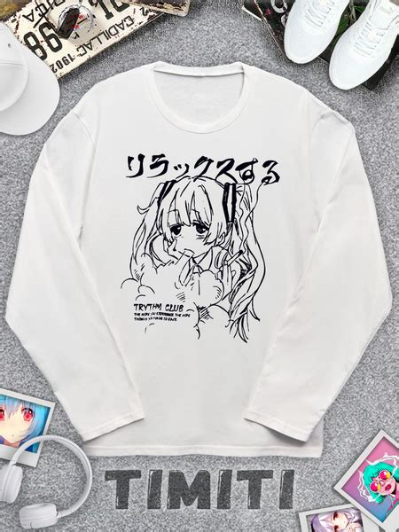 Лонгслив Timiti Аниме купить с доставкой по выгодным ценам в интернет магазине Ozon 850921577