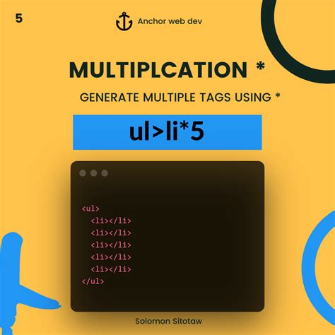 Anchor Web Dev What Is Emmet In Visual Studio Code