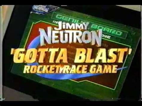Nickelodeon Jimmy Neutron Gotta Blast Rocket Races Promo 2 2002 Youtube