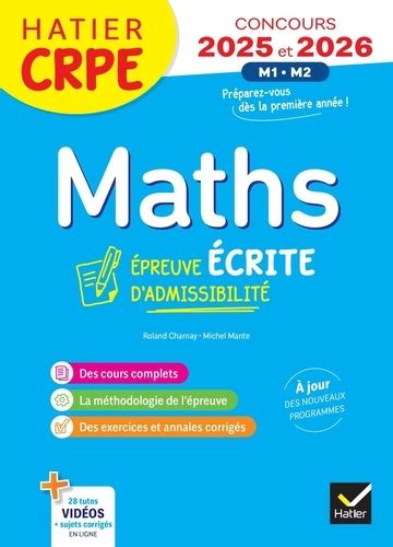 Maths De Roland Charnay Grand Format Livre Decitre