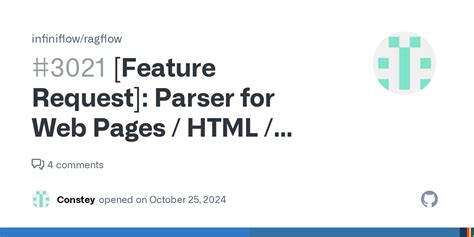 [feature request] parser for web pages html confluence · issue 3021 · infiniflow ragflow
