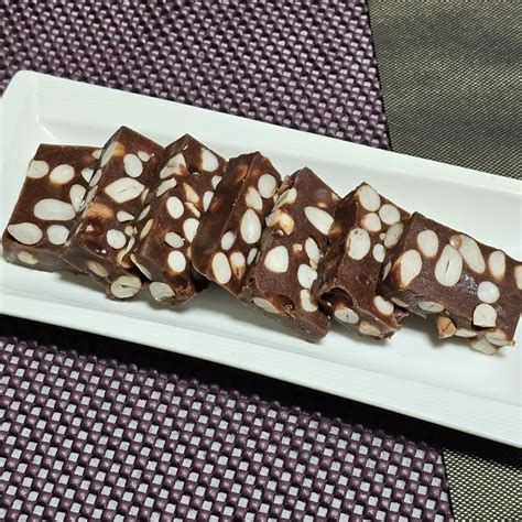 전통 수제간식 땅콩 팥양갱 만들기