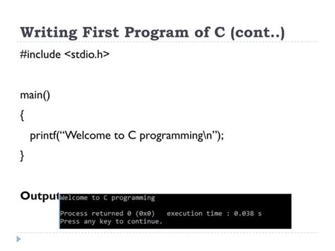 Lecture 6 Intorduction To C Programming Ppt Programming Languages Computing