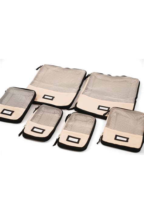 Cute Packing Hack Compression Cubes Set 6pc Salty Bottom