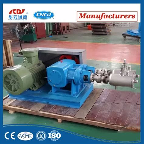 Cryogenic Liquid Co2 Plunger Pump High Pressure Cylinder Filling Pump