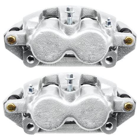 Autoshack Front Brake Calipers Set Of Assembly With Bracket Replacement For 2005 2008 Dodge