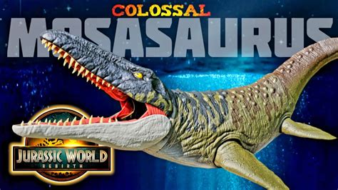Mattel Jurassic World Rebirth Super Colossal Mosasaurus Review Youtube