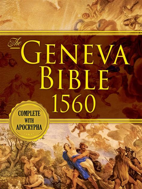 The Geneva Bible 1560 Edition With Apocrypha All Books Of Geneva 1560