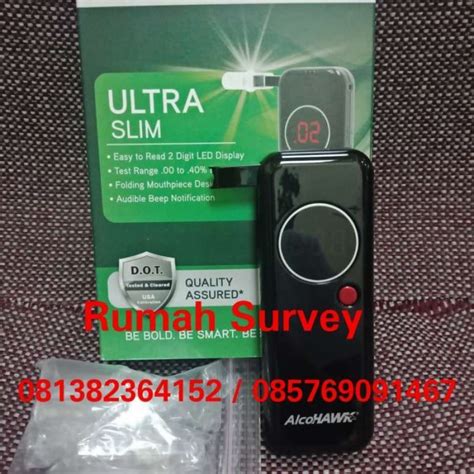 Promo Alcohol Breath Tester Alcohawk Ultra Slim Alat Test Alkohol Tiup