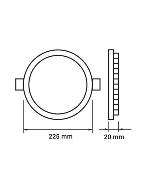 18w Led Built In Module Round Ac180 260v 6000k With Driver