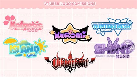 Vtuber Vtuber Logo Custom Vtuber Logo Commission Custom Logo Vtuber Asset Twitch Logo