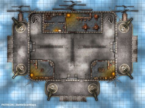 Floating Fortress Battle Map Dnd Battle Map Dandd Battlemap Dungeons