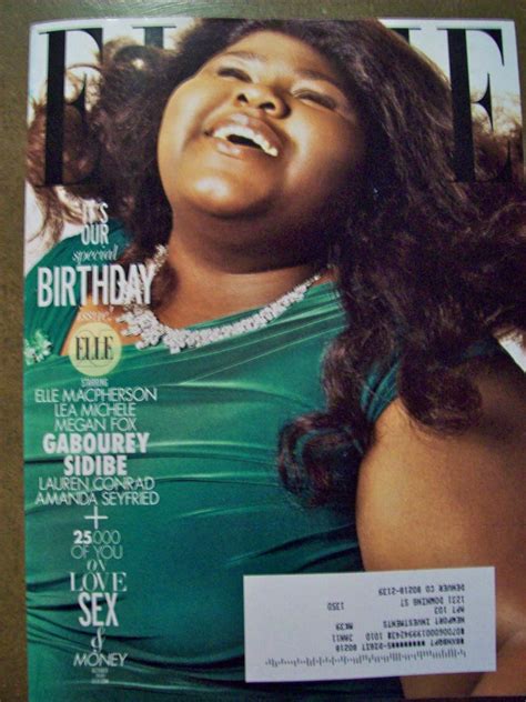 Elle October 2010 25th Anniversary Issue Gabourey Sidibe Unknown Author Books