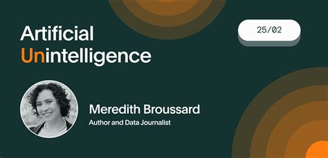 Artificial Unintelligence With Meredith Broussard Portable