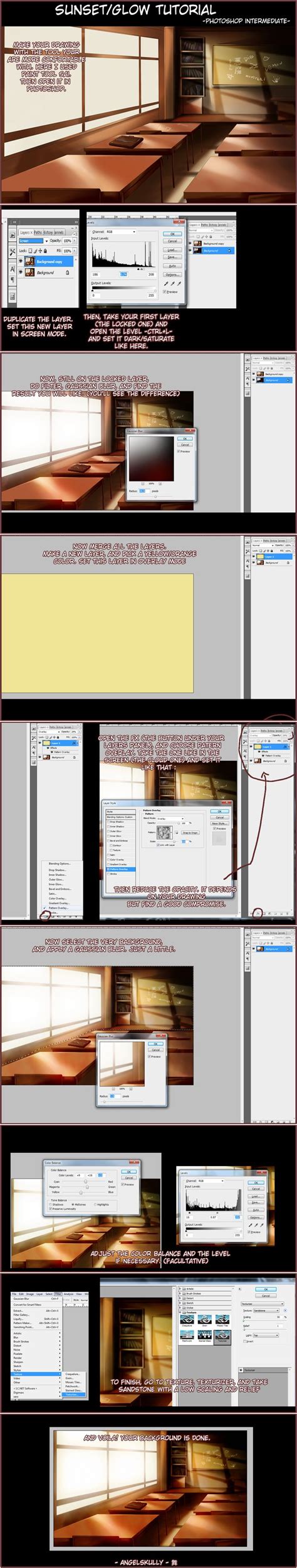 Glow Tutorial Photoshop By Kuro Mai Deviantart On DeviantART Digital Painting Tutorials