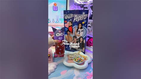 Newjeans X Pepero 🙈💙 Newjeans Pepero Kpop Kawaii Snack Youtube