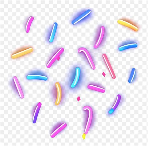 Png Confetti Neon Illustration Background Free Icons Rawpixel