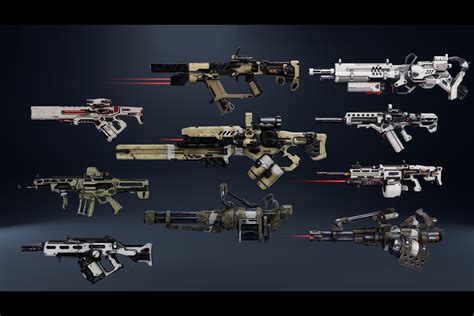 Sci Fi Pack Gun Vol2 3d Weapons Unity Asset Store