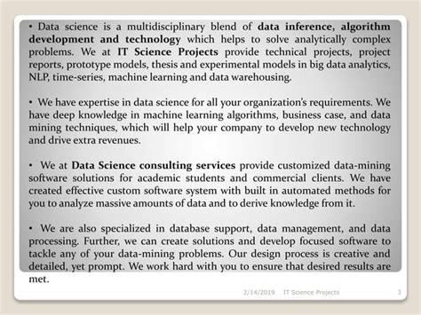 Data Science Predictive Analytics Services PPT