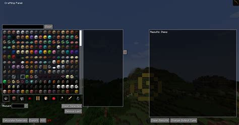 Crafting Panel Minecraft Mods CurseForge