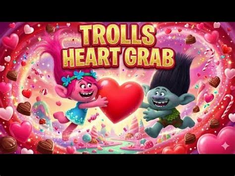 Trolls Valentines ️ Trolls Run And Freeze ️ Trolls Heart Start ️ Youtube
