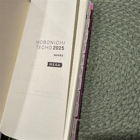 A6 Plastic Mini Index Tabs Abbreviated Months Etsy