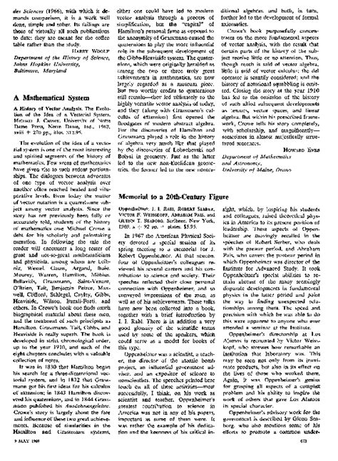 Pdf A History Of Vector Analysis The Evolution Of The Idea Of A