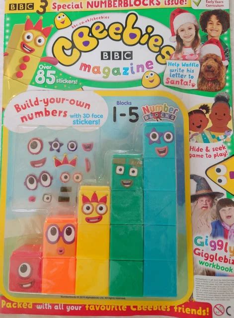 New Rare Cbeebies Numberblocks Magazine Maths Primary School Number