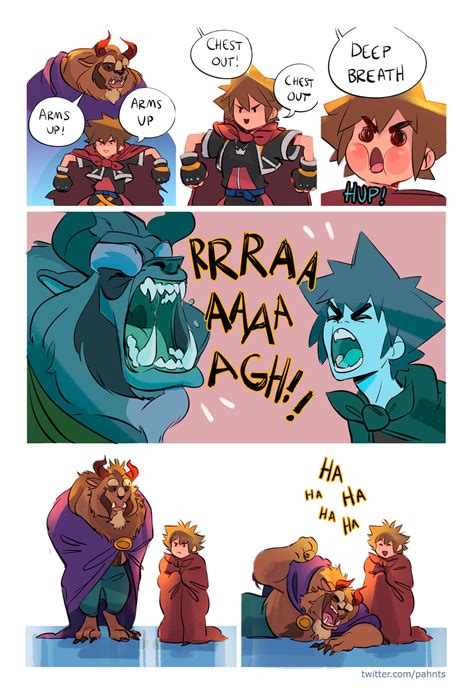 Sora Learns To Roara Kingdom Hearts 3 Fanart Kingdom Hearts Fan