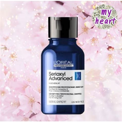 Loreal Serioxyl Advanced Shampoo 100 Ml แชมพูสำหรับปัญหาผมร่วง Shopee