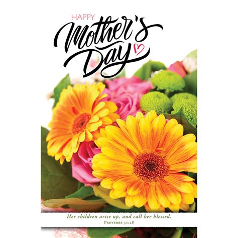 Church Bulletin 11 Mothers Day Happy Mothers Day Prov 3128