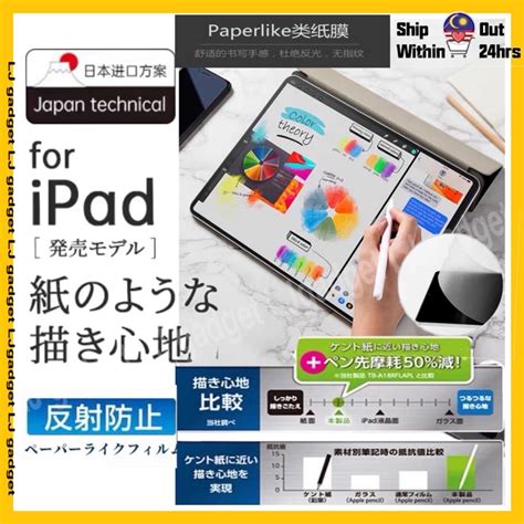 Paperlike Screen Protector Compatible Ipad A16 11th 10th Air11 Air13
