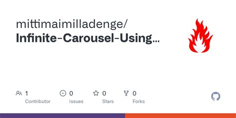 GitHub Mittimaimilladenge Infinite Carousel Using HTML CSS