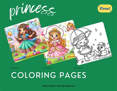 Princess Coloring Pages Magical 20 Pdf