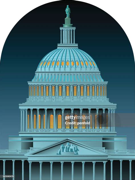 Capitol Dome At Night High Res Vector Graphic Getty Images