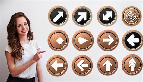 Arrow Icon 20 Set Arrow Cursor Collection Different Arrow Signs Premium Ai Generated Image