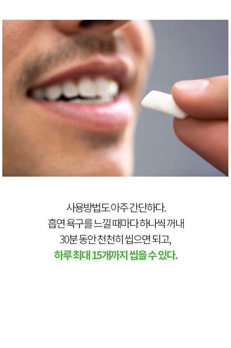 금연보조제 중 니코틴 금연껌이 효과적인 이유는 네이버 포스트